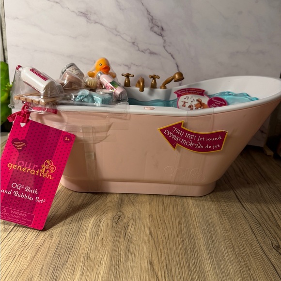 Our Generation | Toys | Our Generation Deluxe Bath Set With Pink Tub ...